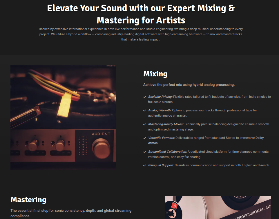 Fullmix Studio - mixing & mastering